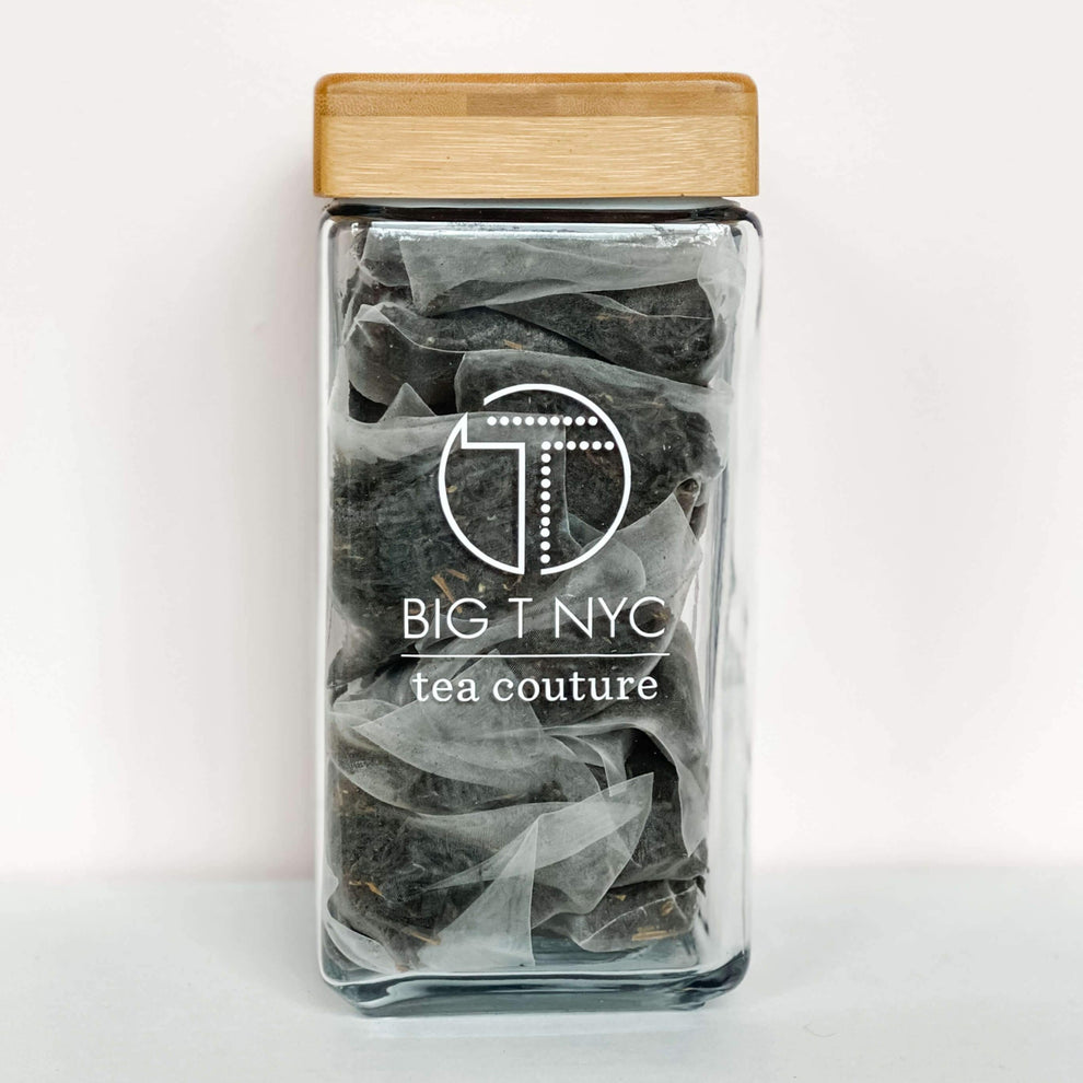 Big T NYC glass tea canister