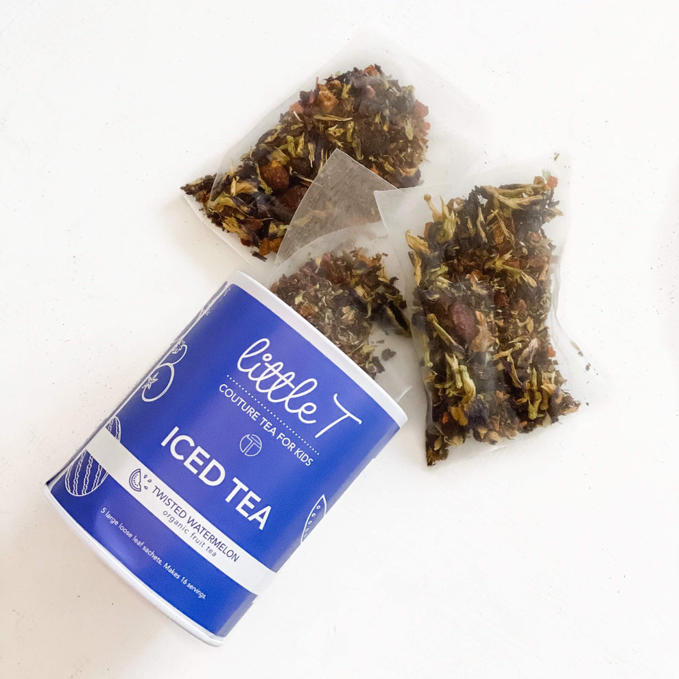 LITTLE T Twisted Watermelon Fruit Tea for Kids, Caffeine-Free – Big T NYC