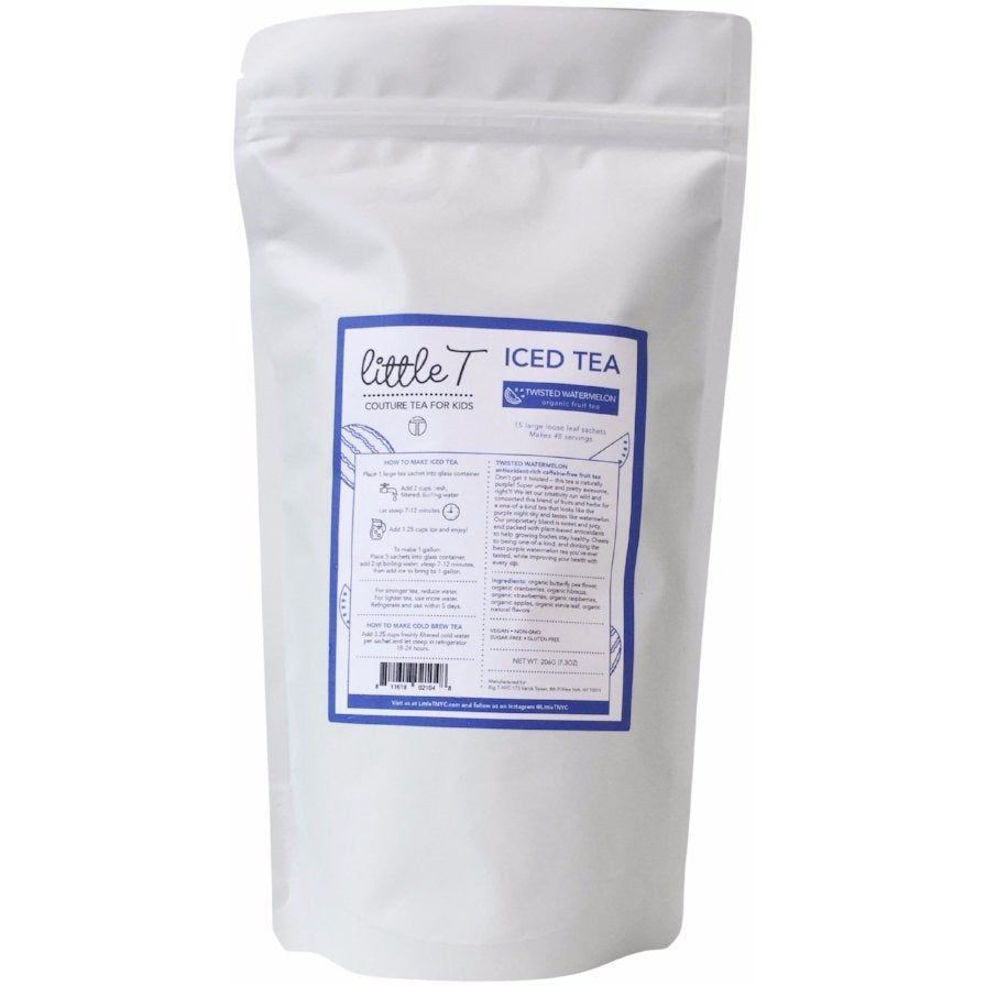 LITTLE T Twisted Watermelon Fruit Tea for Kids, Caffeine-Free – Big T NYC